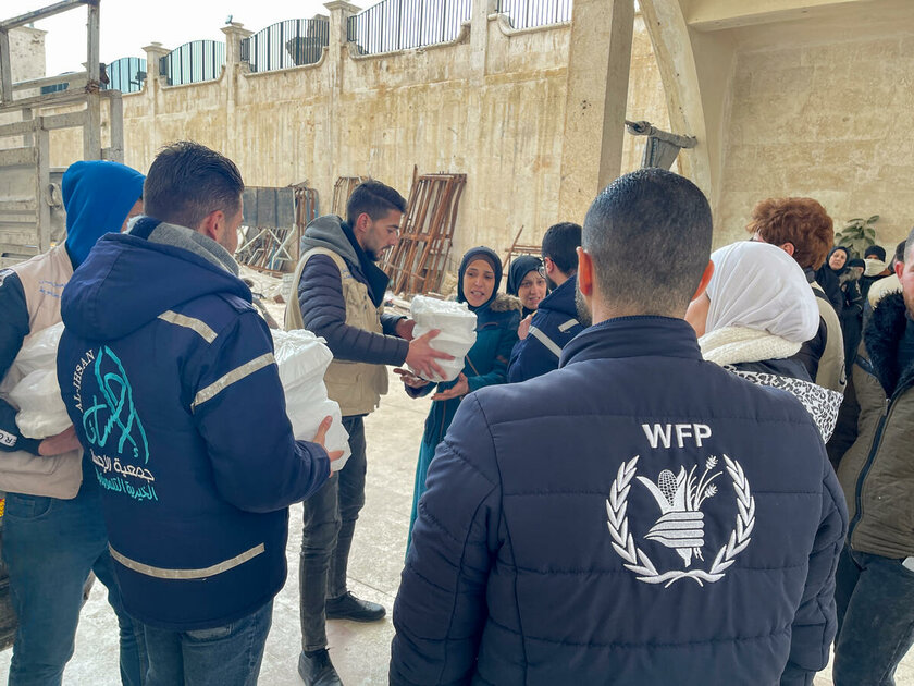 国連WFP、シリアとトルコの大地震被災者へ緊急の食料支援 | World Food Programme